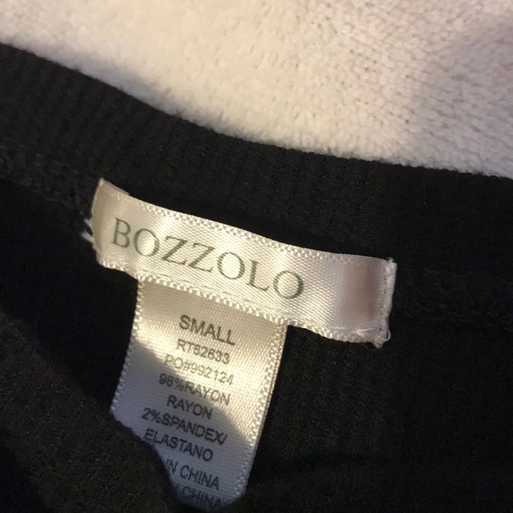 Bozzolo | Tops | Bozzolo Black Crop Top | Poshmark